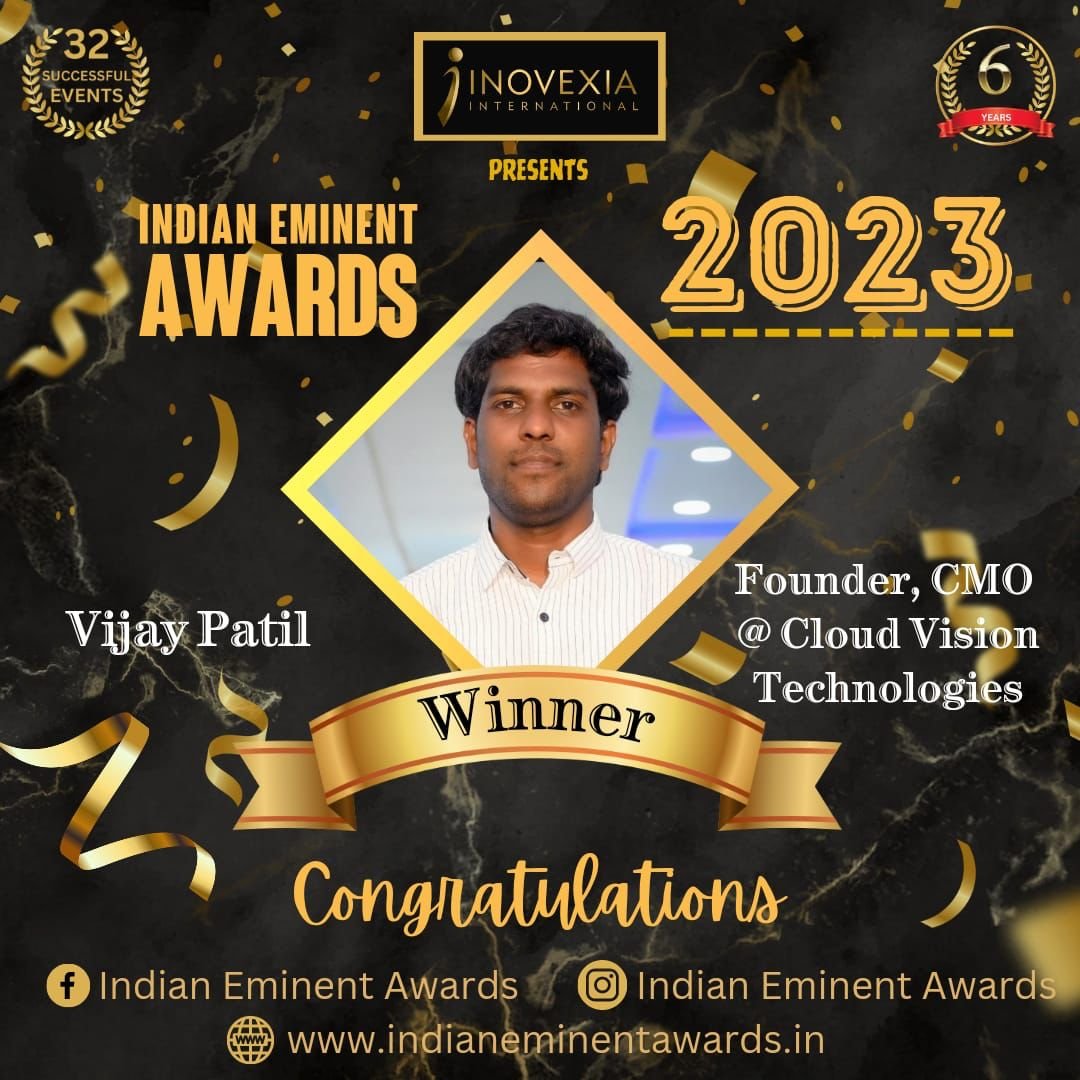 Vijay Patil Wins Indian Eminent Award for Transformation Through Tech ...