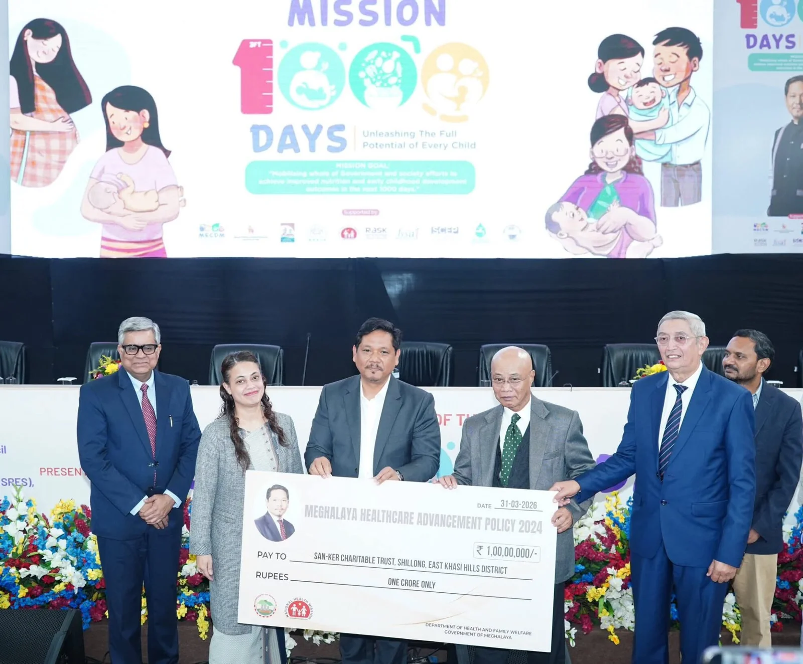 Meghalaya Mission 1000 Days Launched by Conrad Sangma